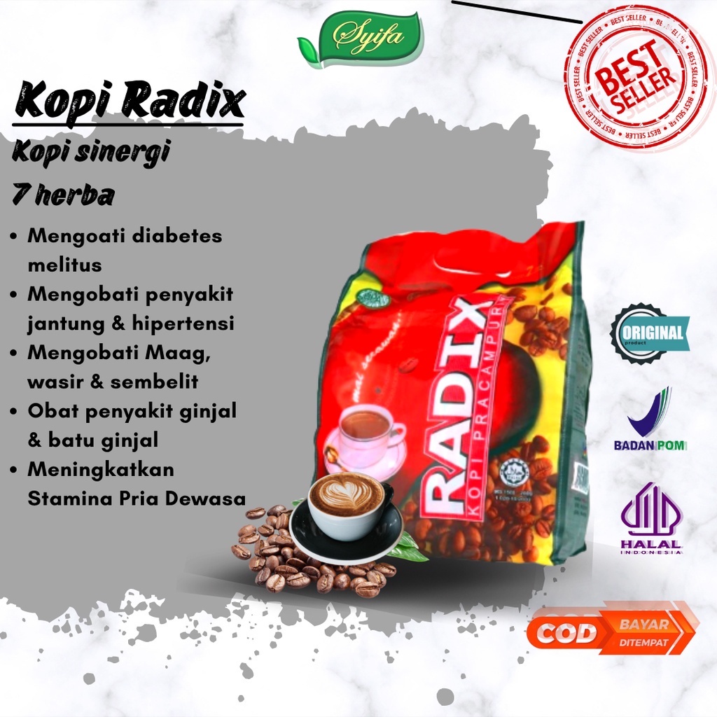 Jual ASLI ORIGINAL KOPI RADIX HPA MALAYSIA ORIGINAL KOPI PREMIX MAI ...
