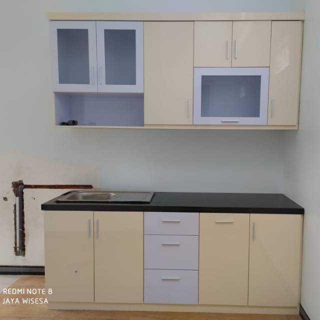 Jual Kitchen Set Minimalis Premium Top Table Granite Bisa Mix | Shopee ...