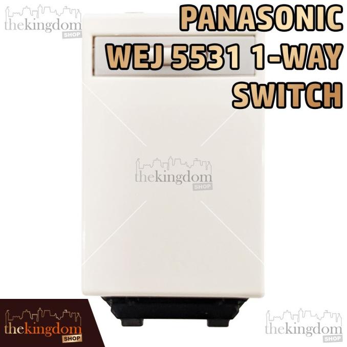 Jual Panasonic Wej 5531 1-Way Switch Mata Saklar Wej5531 Sakelar 1 Arah ...