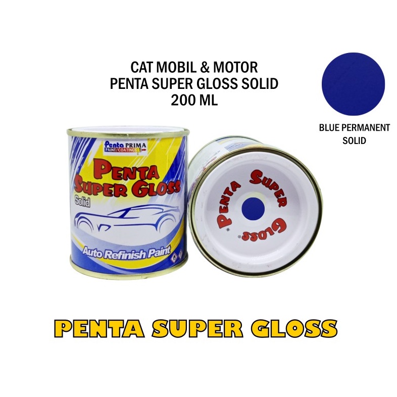Jual CAT PENTA BLUE PERMANENT TINTING 57017 200 gram - penta super ...