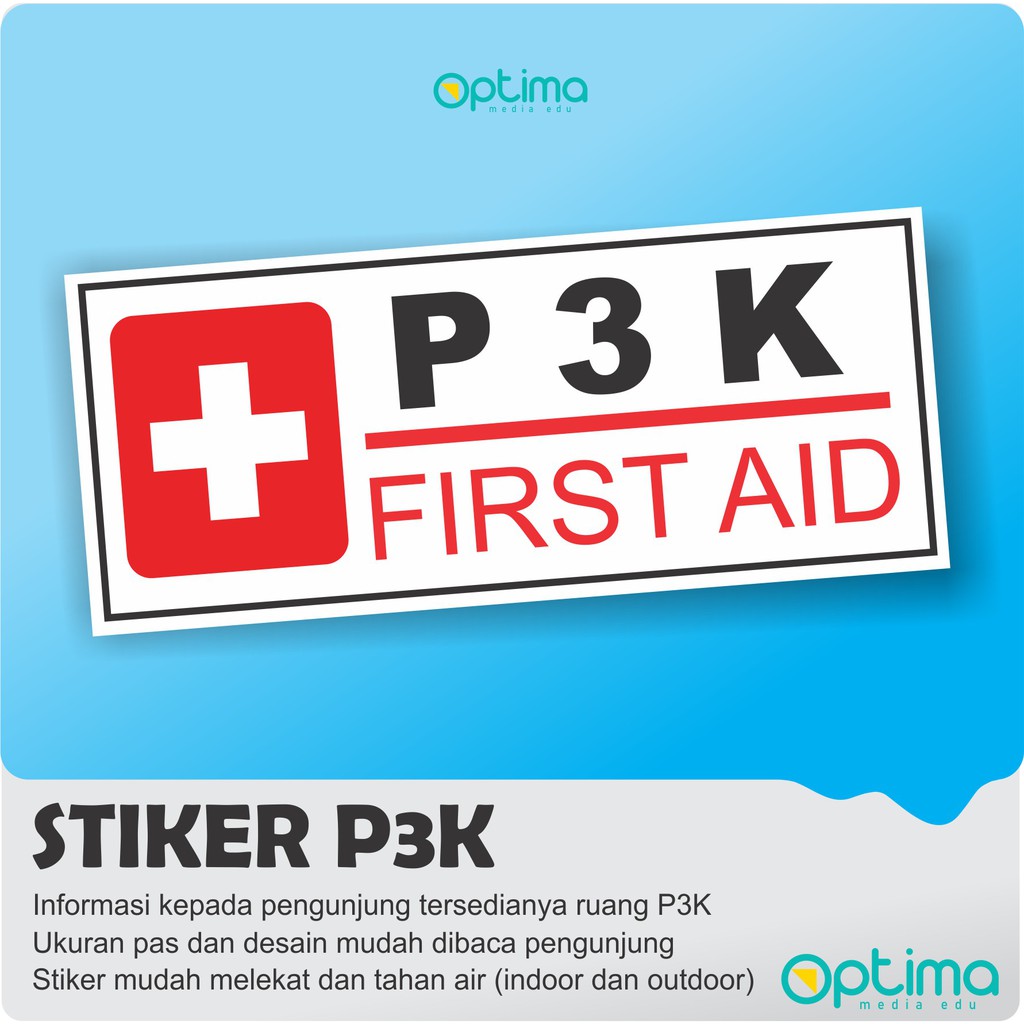 Jual STIKERR Tulisan P3K First Aid | Shopee Indonesia