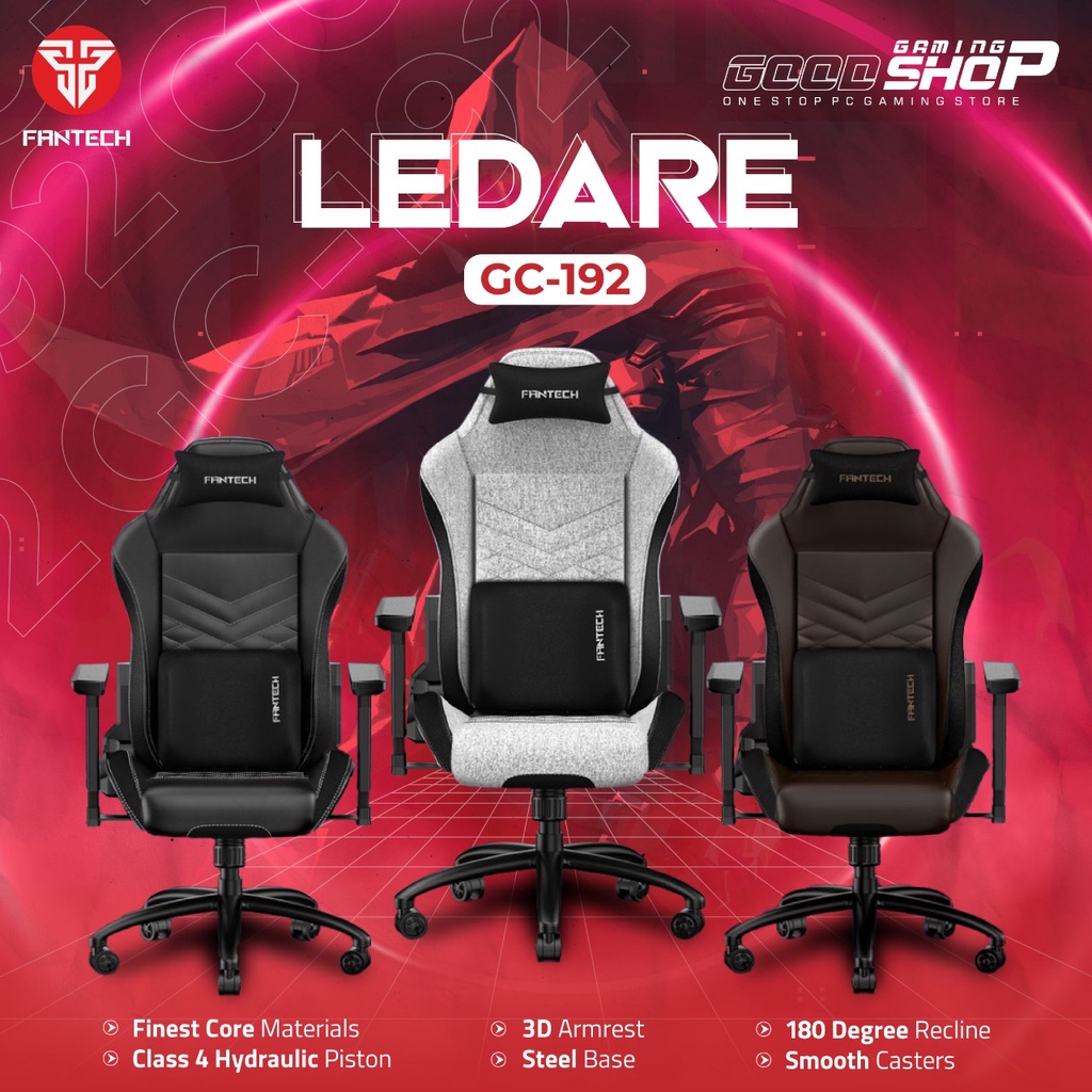 Jual Fantech GC192 / GC-192 LEDARE - Gaming Chair | Shopee Indonesia