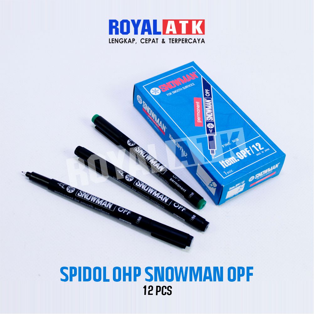 Jual Spidol Ohp Snowman Opf Shopee Indonesia