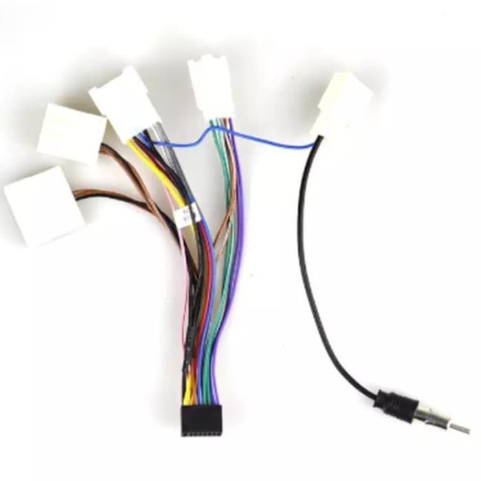 Jual Mobil-Audio-Konektor-Kabel- Socket Head Unit Android Toyota Socket ...