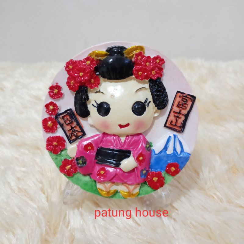 Jual Fridge Magnet Kulkas Japan Jepang Bulat Pink Besar | Shopee Indonesia