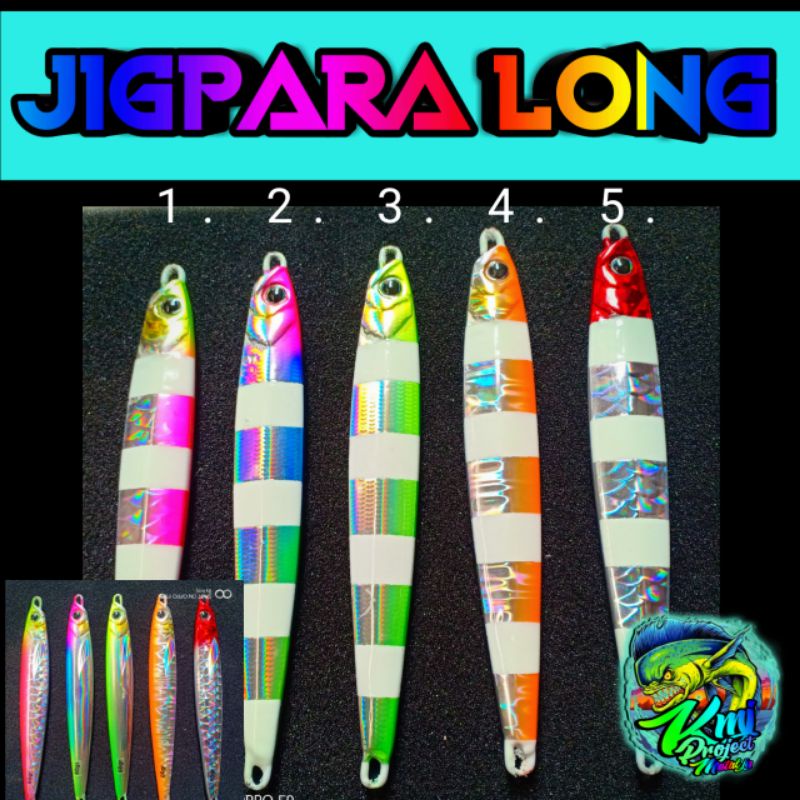 Jual metal jig jigpara long 40g 60g 80g gid | Shopee Indonesia