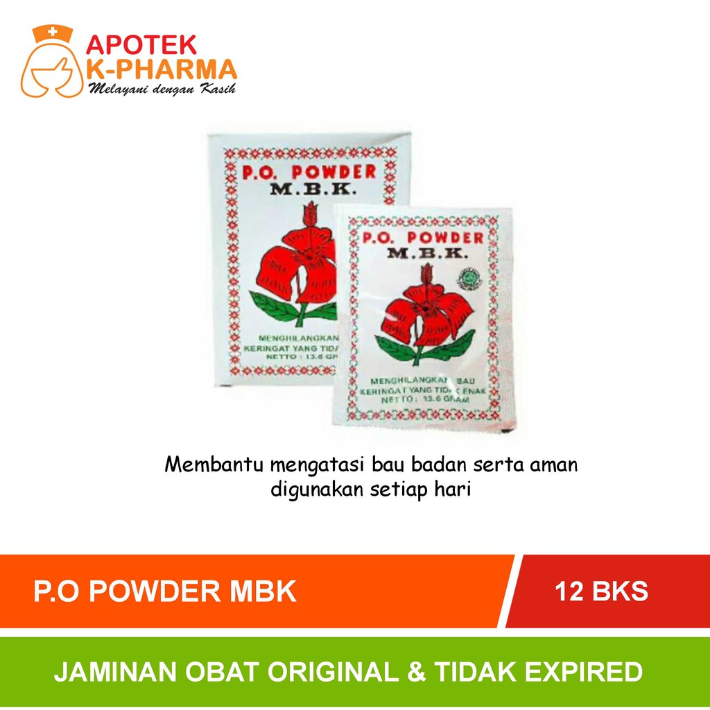 Jual PO Powder MBK Putih Isi 12 Bungkus Obat Original | Shopee Indonesia
