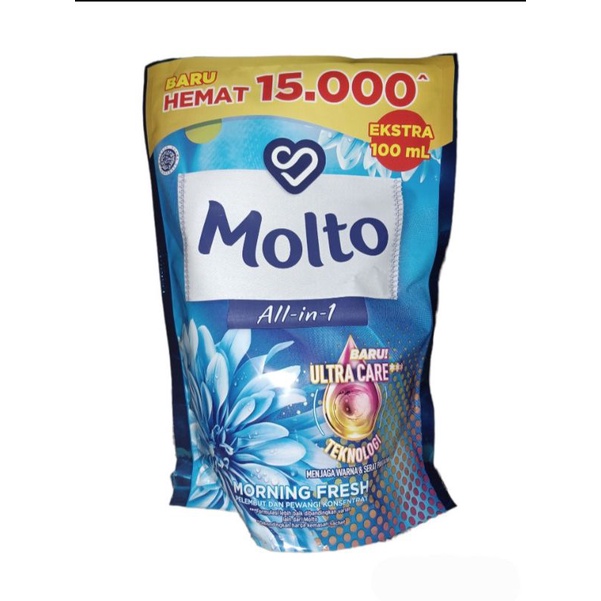 Jual Molto All in 1 Morning Fresh 1L riject kemasan | Shopee Indonesia