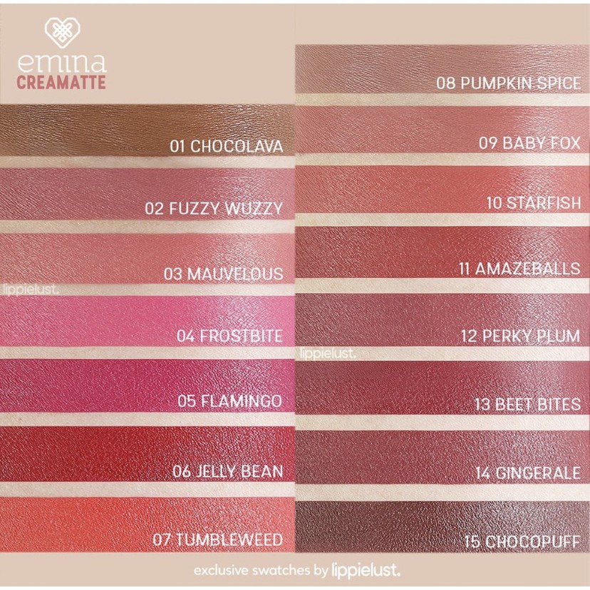 Jual EMINA CREAMATTE ( CREAM MATTE ) LIP CREAM | Shopee Indonesia