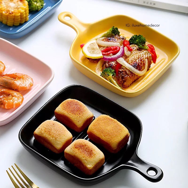 Jual MILA PLATE - piring keramik/ piring korea/ piring aesthetic ...