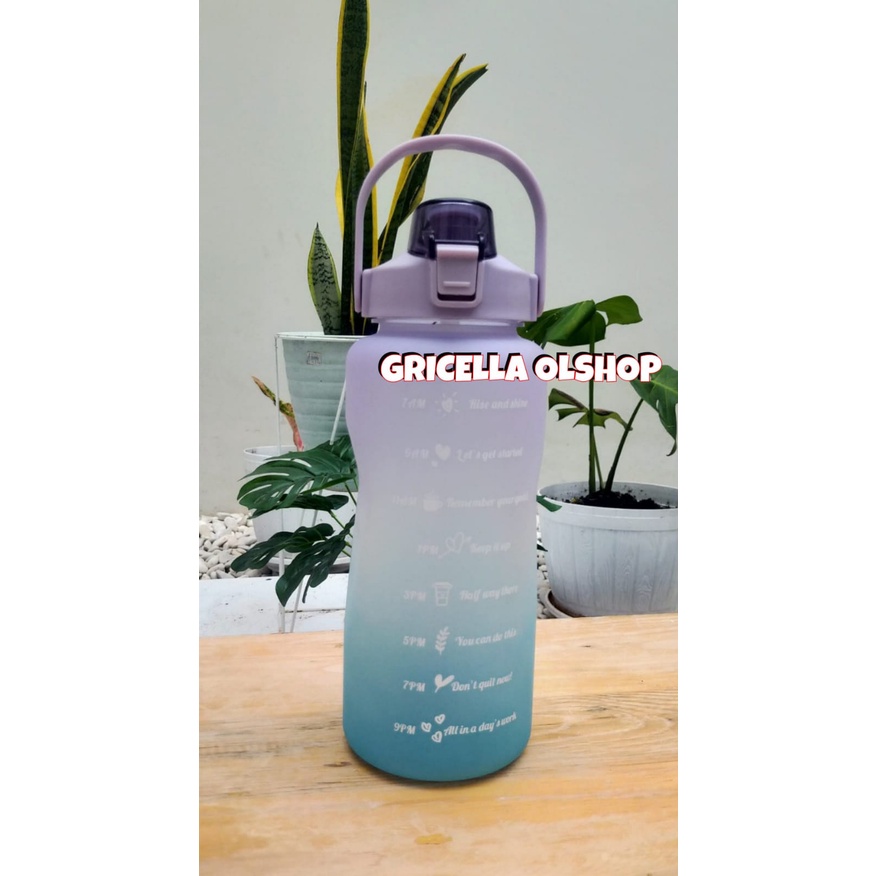 Jual VIRAL BOTOL MINUM MOTIVASI KAPASITAS 2 LITER - BOTOL MIMUM PENANDA ...