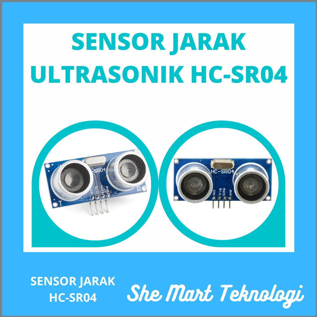 Jual Sensor Ultrasonik HC-SR04 Sensor Jarak | Shopee Indonesia
