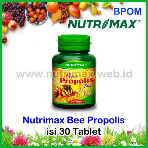 Jual TUBUH-KEKEBALAN-SISTEM- NUTRIMAX BEE PROPOLIS PLUS BEE POLLEN ISI 30 VITAMIN ANTIBIOTIK ...