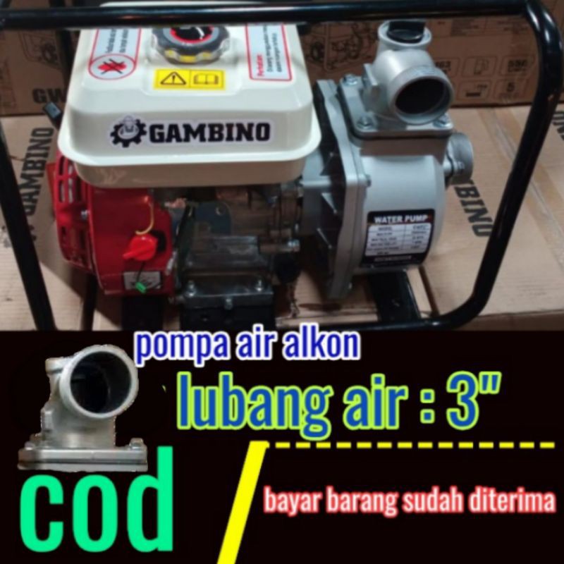 Jual POMPA AIR ALKON diesel air linkar lubang 2"/3" alat penyedot air ...