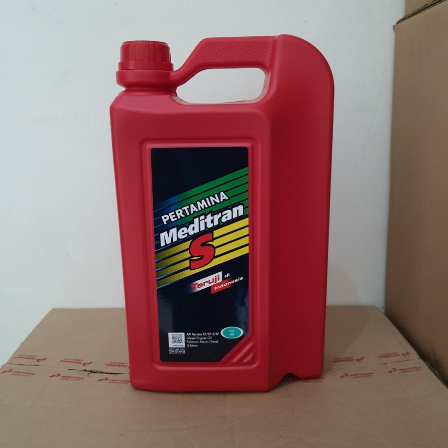 Jual Oli Mesin Diesel Pertamina MEDITRAN S40 5 Liter SAE 40 | Shopee ...