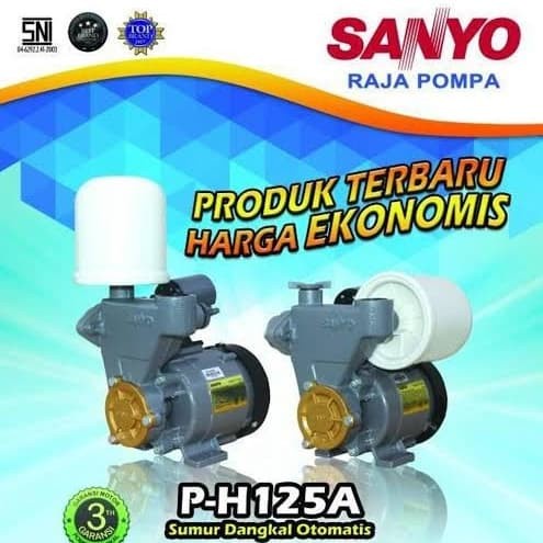 Jual Sanyo Pompa Air Dorong Pompa Pendorong 125 Watt PH-125 A Otomatis ...