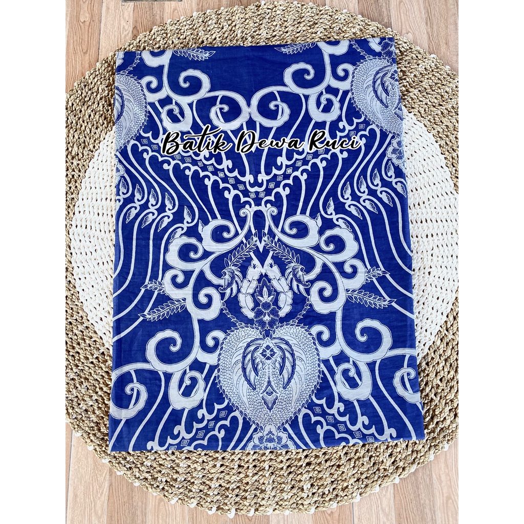 Jual KAIN BATIK NAVY GURDO TRESNO KATUN HALUS DAN TEBAL HIGH QUALITY ...