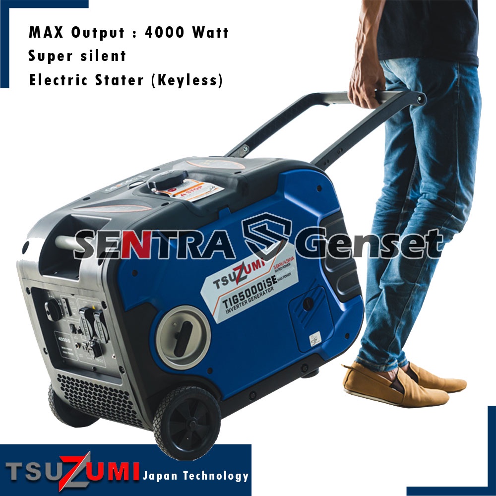 Jual Genset silent 5 KVA 4000 Watt Tsuzumi TIG 5000 ISE Japan ...