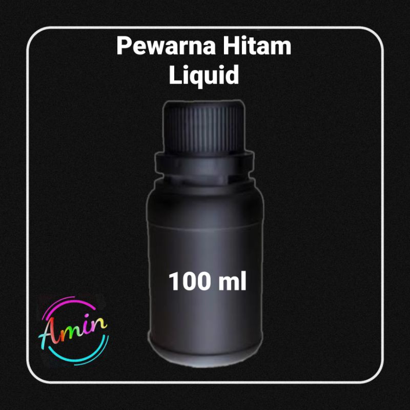 Jual Pewarna Hitam Liquid 100 ml Teknis Non Food Grade Toko Amin Store ...