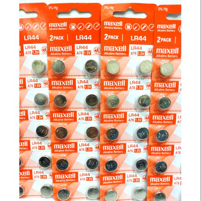 Jual BATERAI MAXELL LR44 AG13 ORIGINAL BATTERY BATERE BATERAI JAM BATERAI REMOTE BATERAI LAMPU ...