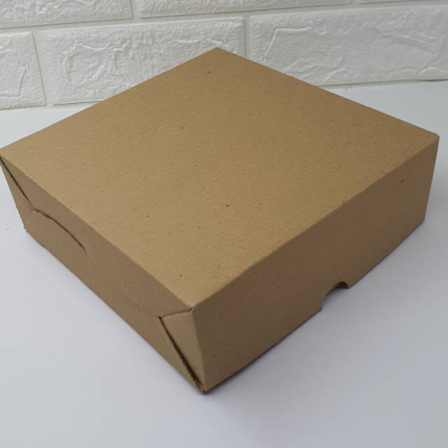 Jual Box nasi /kotak nasi/dus nasi polos eco uk 20x20 | Shopee Indonesia