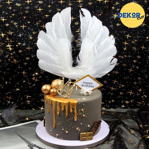 Jual TOPPER KUE BENTUK SAYAP MALAIKAT / Topper cake angel wings / Angel ...