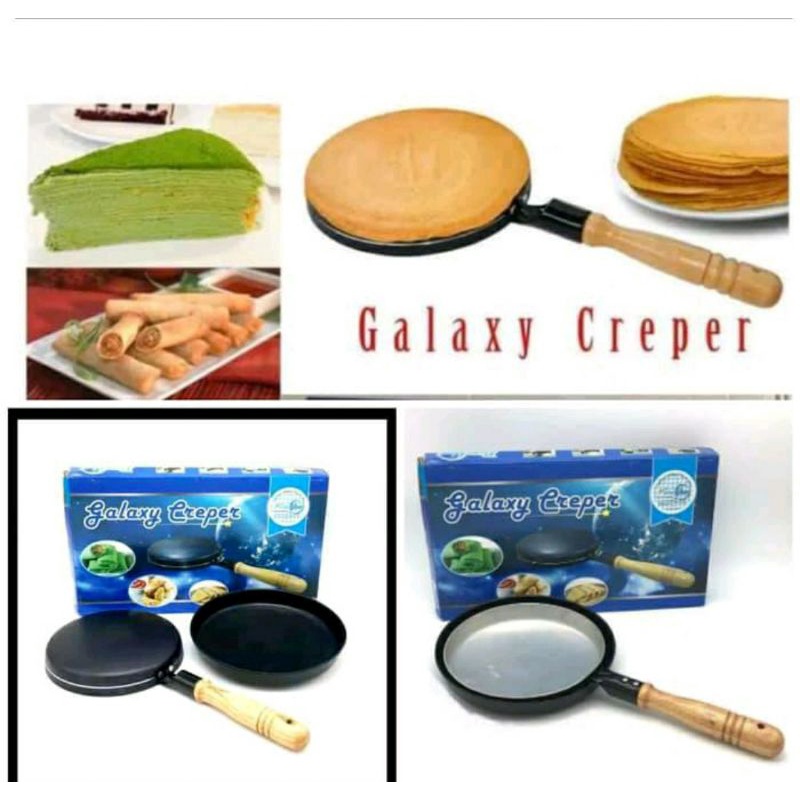 Jual PANACOK GALAXY CREPES PAN 21 CM | Shopee Indonesia