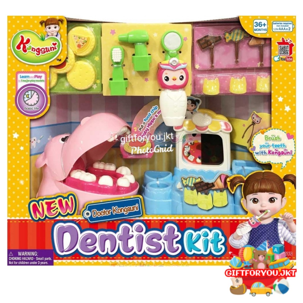 Jual Mainan Dentist Kit Kongsuni Doctor Playset Original Dokter Gigi Toys | Shopee Indonesia