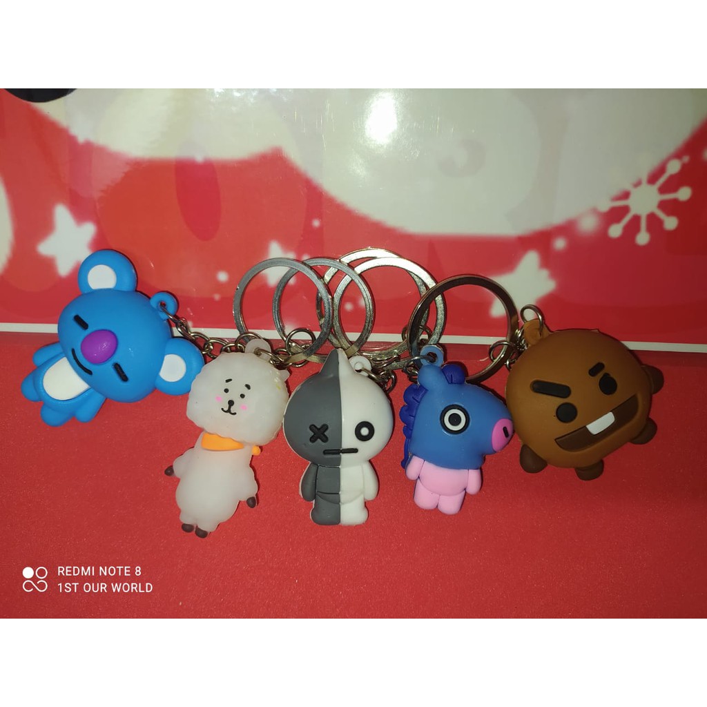 Jual Gantungan KPOP BT21 Karakter - Gantungan Kunci BTS - Ganci KPOP BT21 | Shopee Indonesia