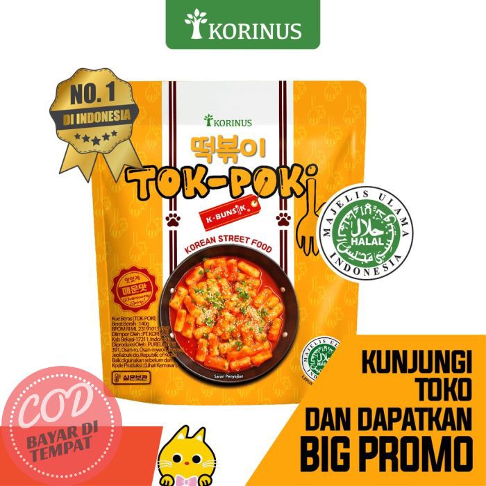 Jual Jual Korinus K - Bunsik Tokpoki / Tteokbokki / Toppoki / Tok-Poki ...