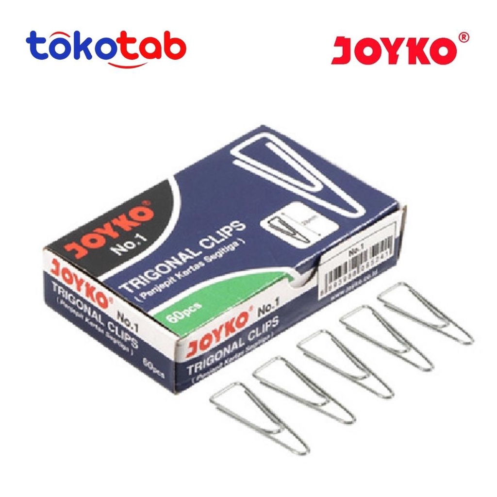 Jual Tokotab - Paper clip Paper Klip Kertas Diagonal JOYKO No.1 ...