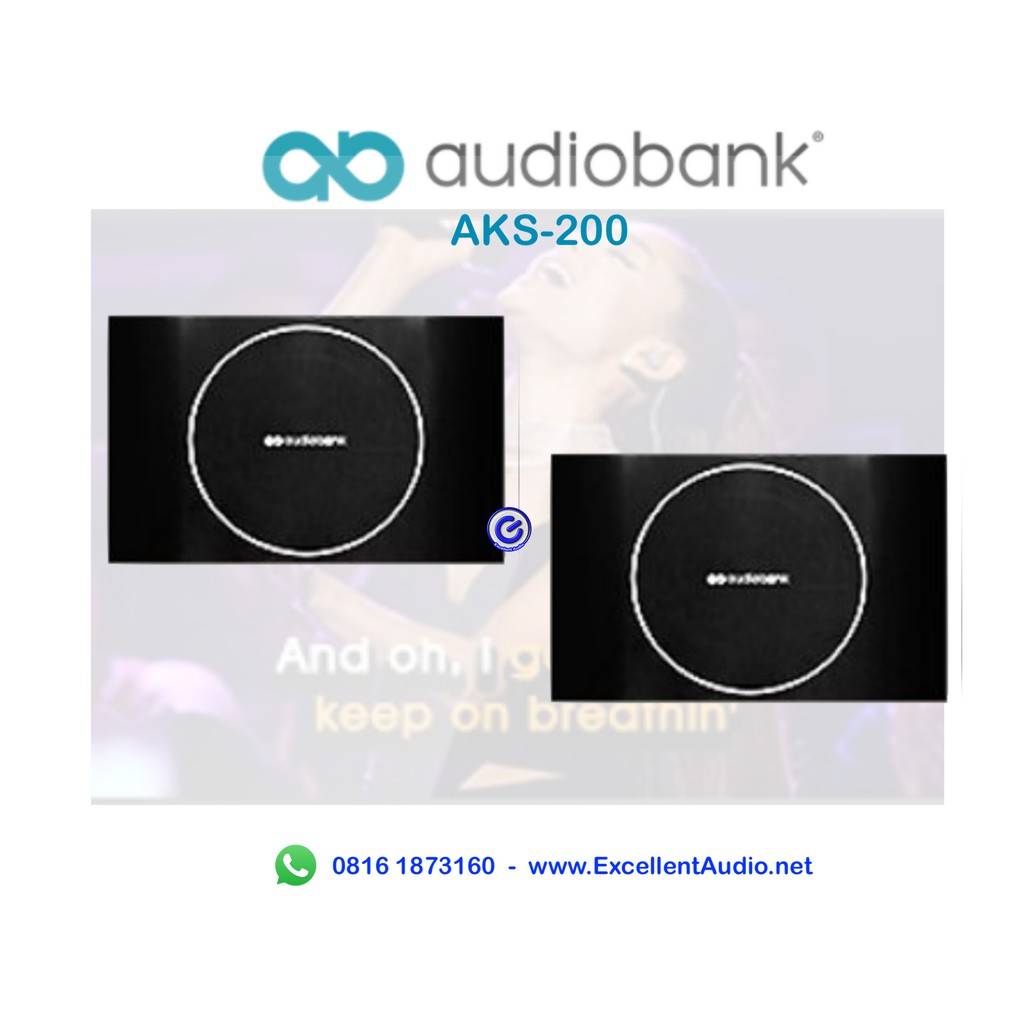 Jual Audiobank AKS200 aks 200 speaker karaoke | Shopee Indonesia