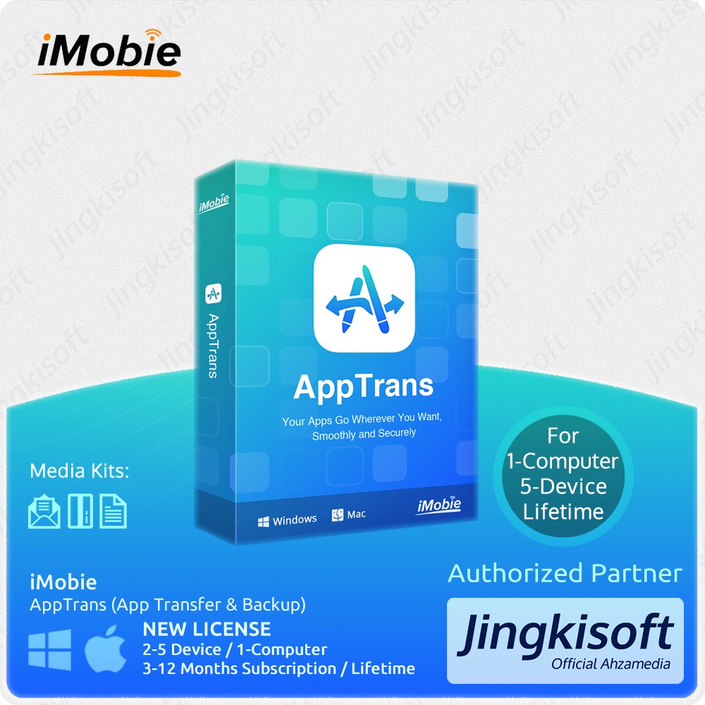 Jual iMobie AppTrans, 5-Device 1-PC, Lifetime (Transfer, Back Up ...
