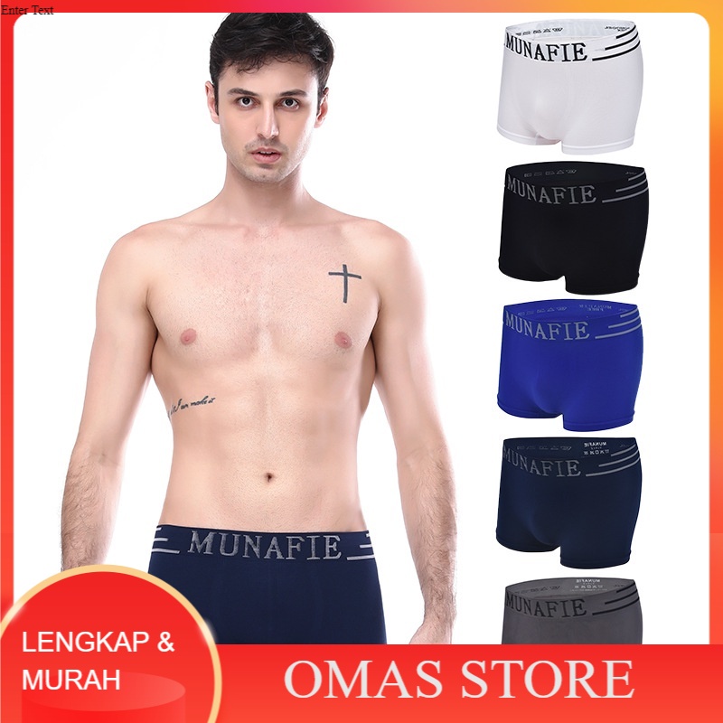 Jual Celana Dalam Boxer Munafie Pria Man Underwear Sempak cowok celana pendek munafi cod ...