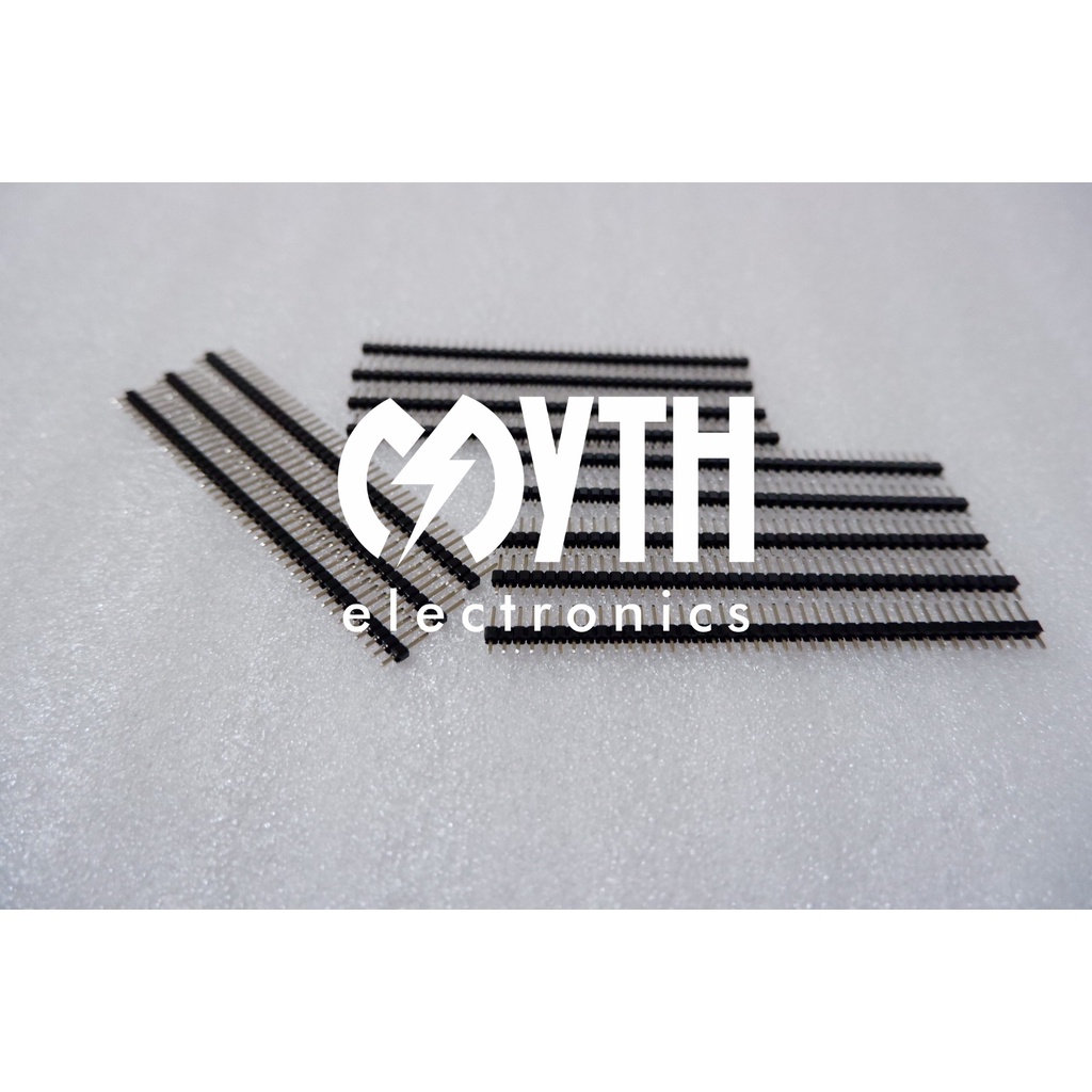 Jual HEADER MALE STRIP 40 PIN CONNECTOR HITAM SINGLE ROW HEADER TULANG ...