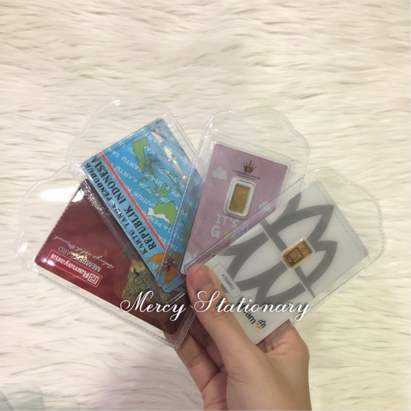 Jual Card Case Plastik Tebal ID Card Sarung Tempat KTP SIM E-Tol E ...
