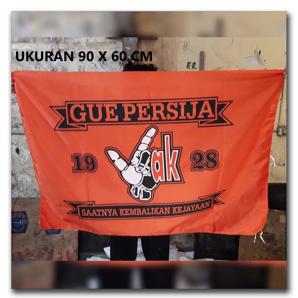 Jual BENDERA GUE PERSIJA THE JAK 90X60CM | Shopee Indonesia