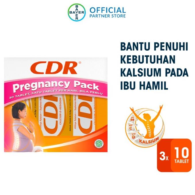 Jual MURAH!!! Pregnancy Pack (CDR Rasa Jeruk 10 Tablet x 3 Unit ...