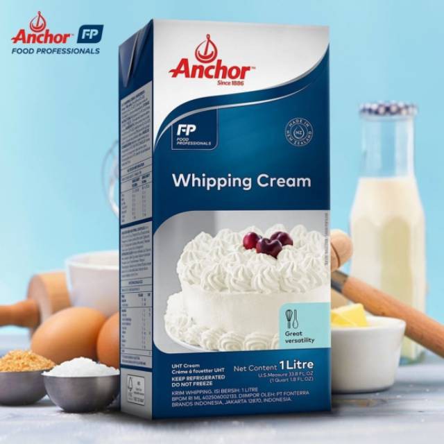 Jual Anchor Whipping cream 1000 ml whipping cream premium | Shopee ...