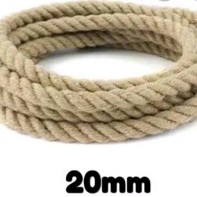 Jual TALI Tambang / TALI MANILA goni besar 20mm Tali tarik | Shopee ...