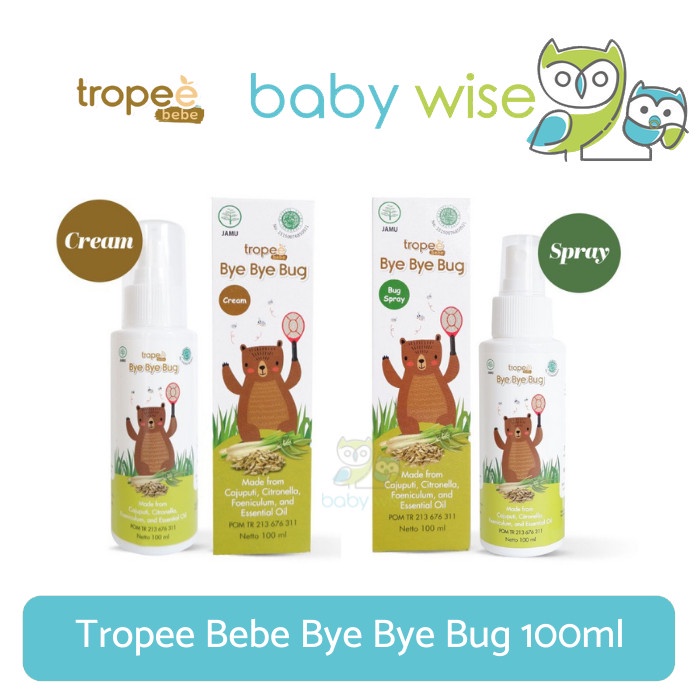 Jual Tropee Bebe Bye Bye Bug 100ml | Shopee Indonesia