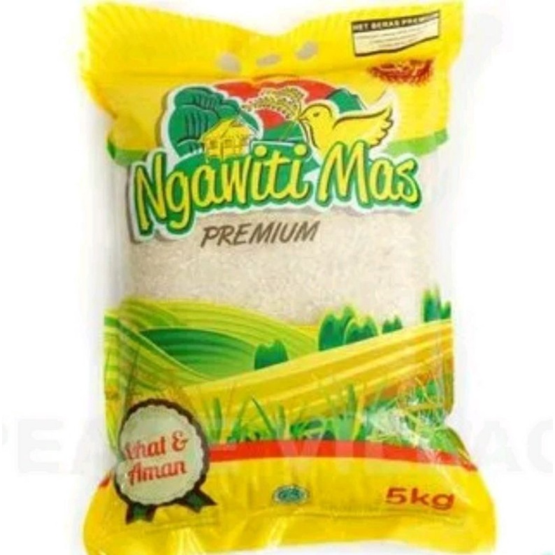 Jual Beras Ngawiti Mas, Raja Platinum, Ikan Koki Hoki, Sawah Panen dan ...