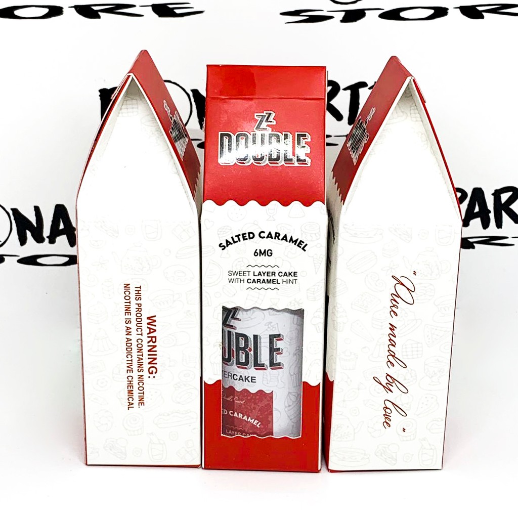 Jual DOUBLE ZZ 6 MG DOUBLE SALTED CARAMEL PREMIUM LIQUID | Shopee Indonesia