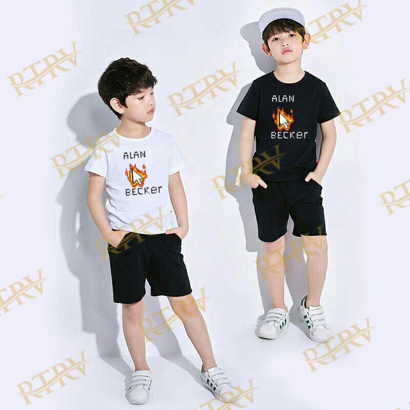 Jual Baju Kaos Anak Anak Alan Becker Logo Cursor | Shopee Indonesia