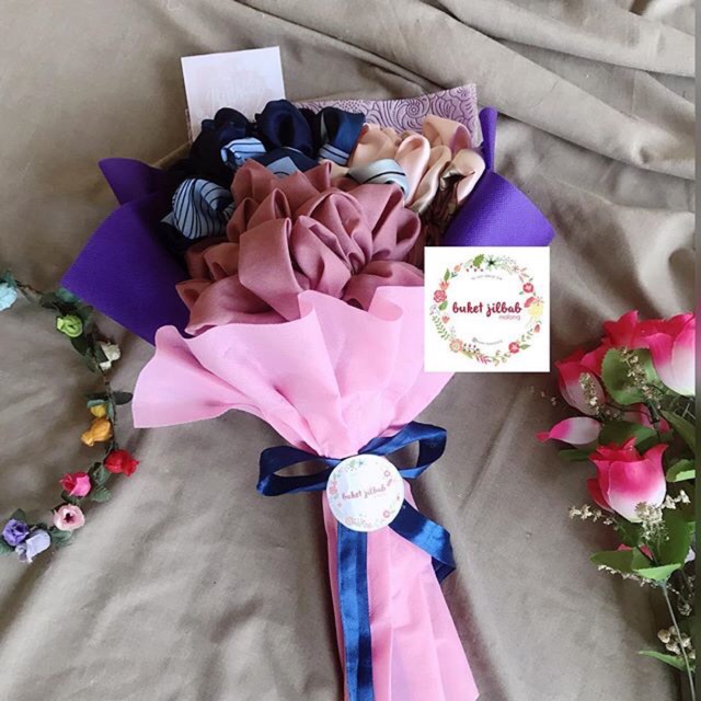 Jual HandBouquet Hijab Premium, Gift box, buket jilbab, Hadiah Wisuda ...