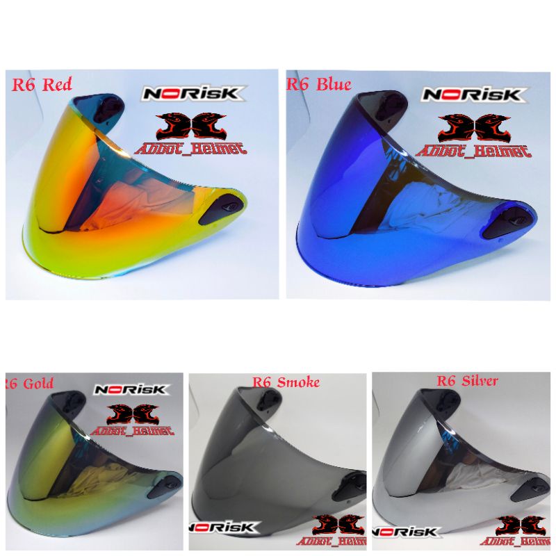 Jual Visor NHK R6 Iridium | Shopee Indonesia