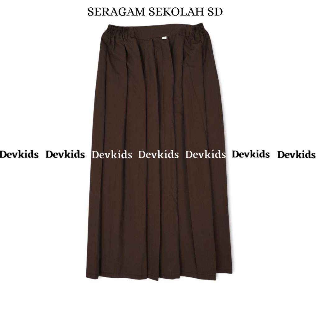 Jual ROK PANJANG Sekolah SD Rok Rempel Perempuan Seragam Sekolah SD MI ...