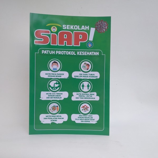 Jual Poster sekolah, prokes di sekolahan, poster new normal | Shopee ...