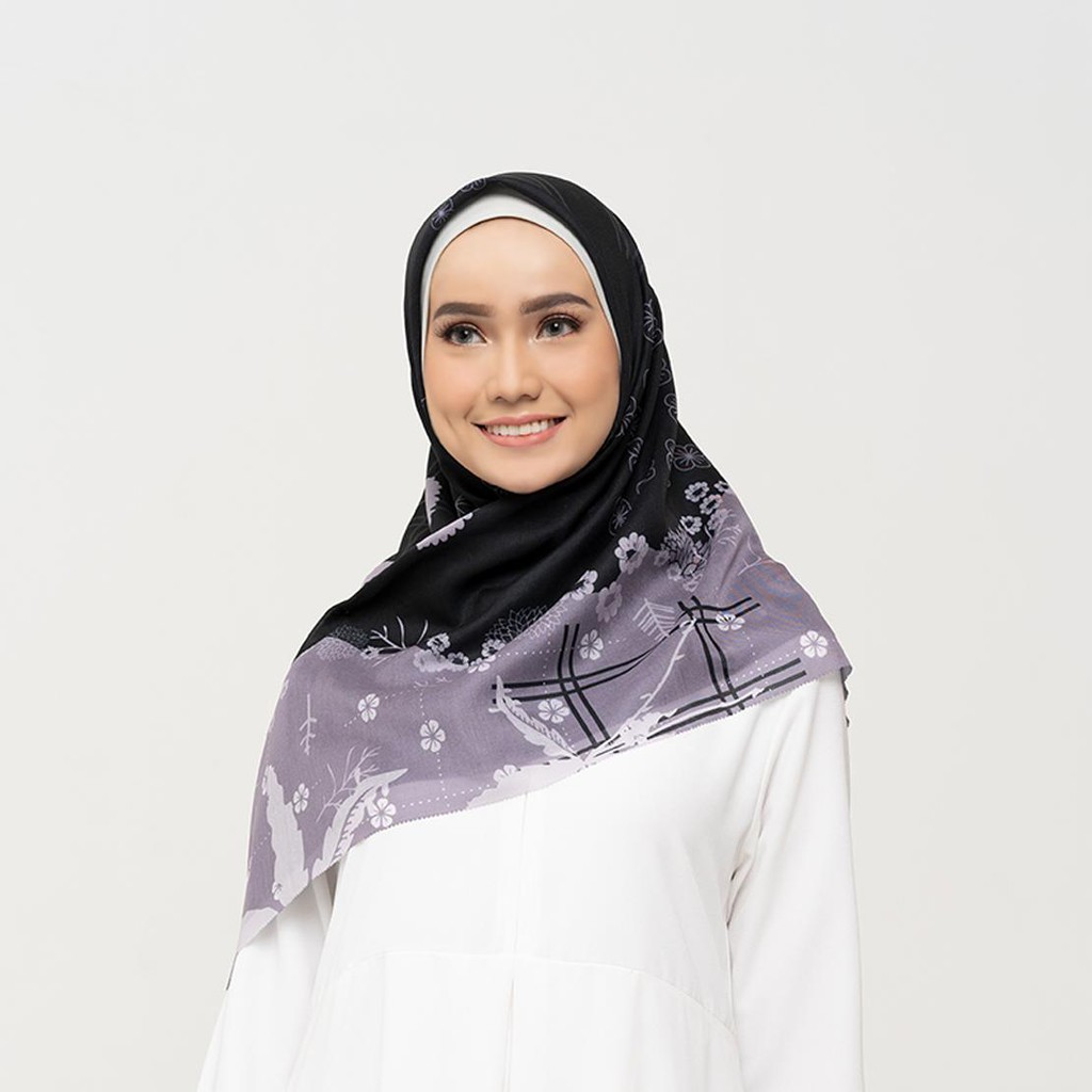 Jual ARSSCARF - Saafi Black (Voal Square) | Shopee Indonesia