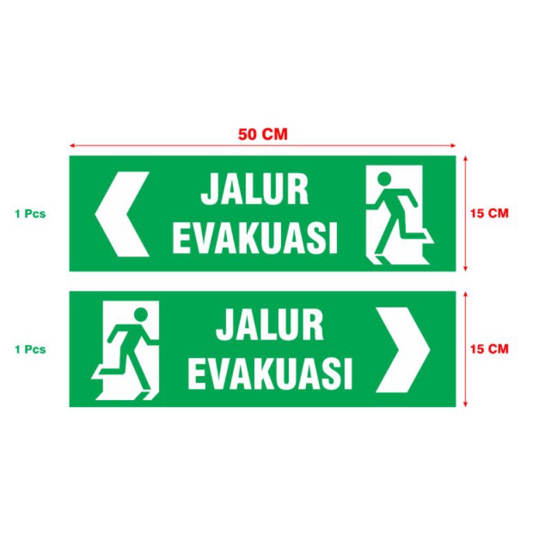 Jual Signage Jalur Evakuasi | Titik kumpul ACP custom ukuran | Shopee ...